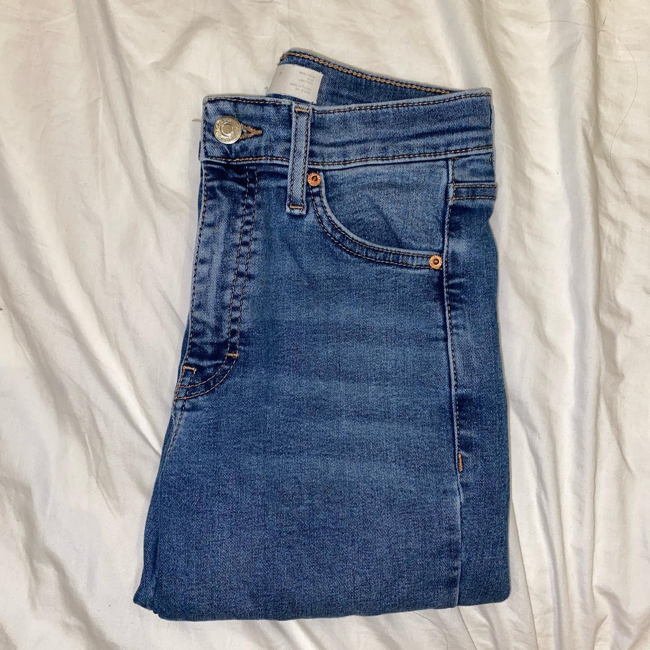 Blue top shop Jamie jeans | size W28 L30 | worn once... - Depop