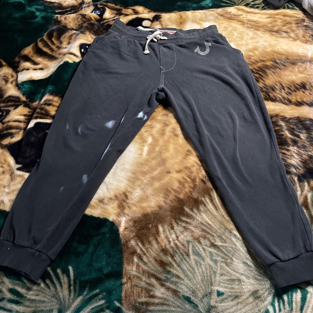 Medium True Religion Joggers Lowkey fits like a large - Depop