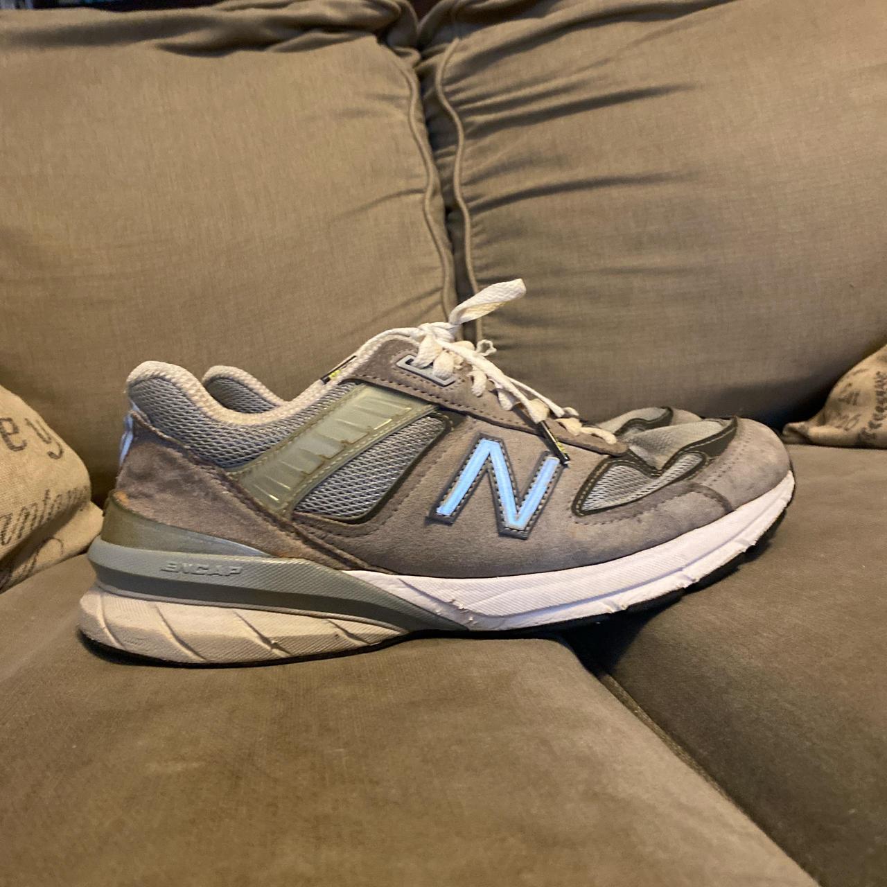 New Balance 990v5 size 8, Unoriginal laces, well worn | Depop
