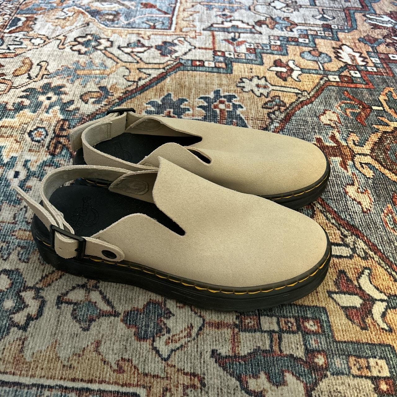 Dr. Martens Tan Carlson Slingback Mules. Women’s... - Depop