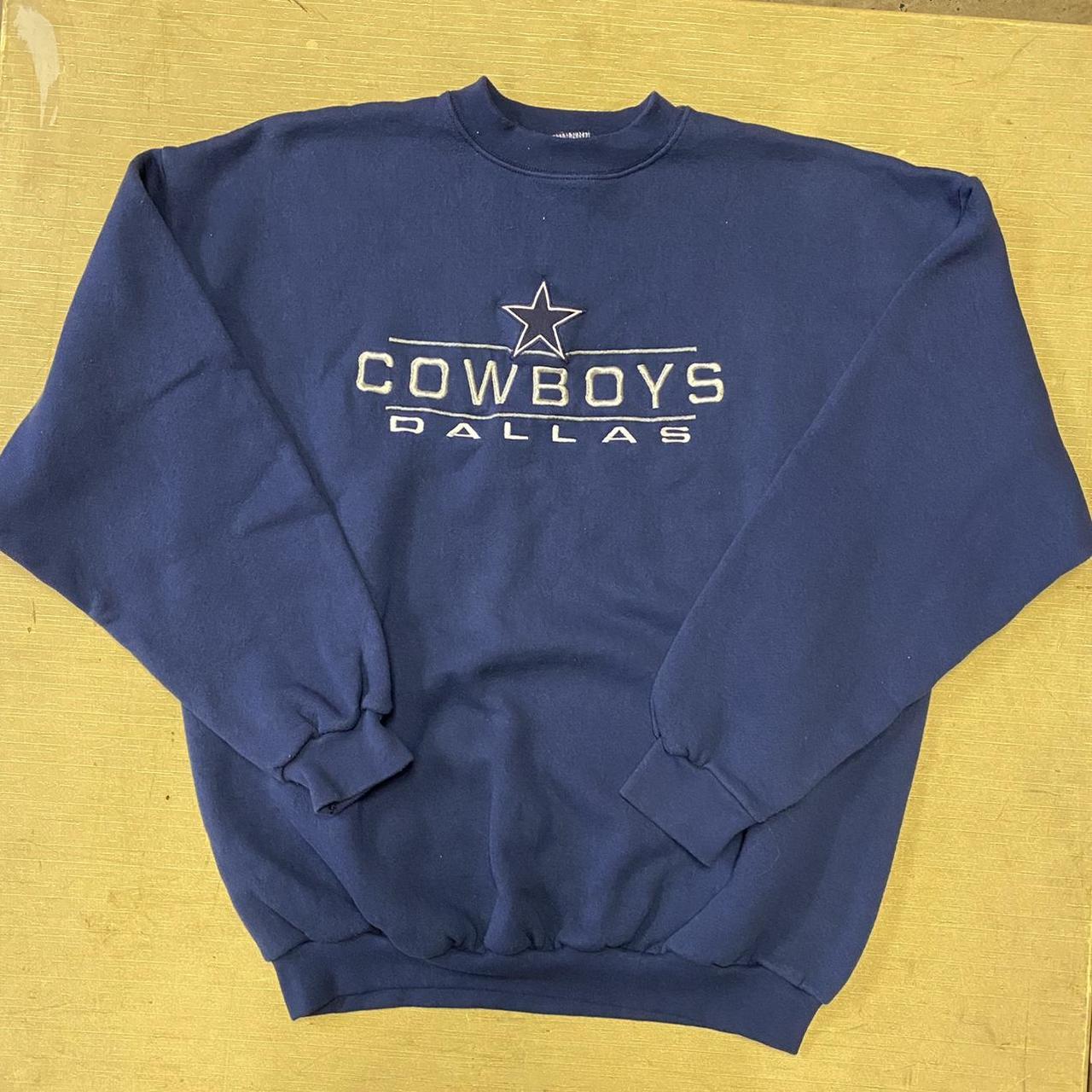 Vintage Dallas Cowboys NFL Football Sweatshirt Size... - Depop