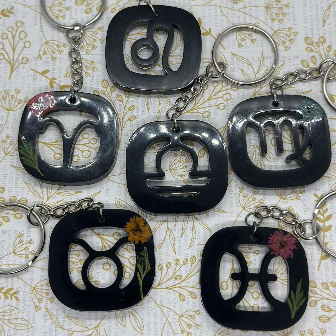 Zodiac Keychains • these are the last of the... - Depop