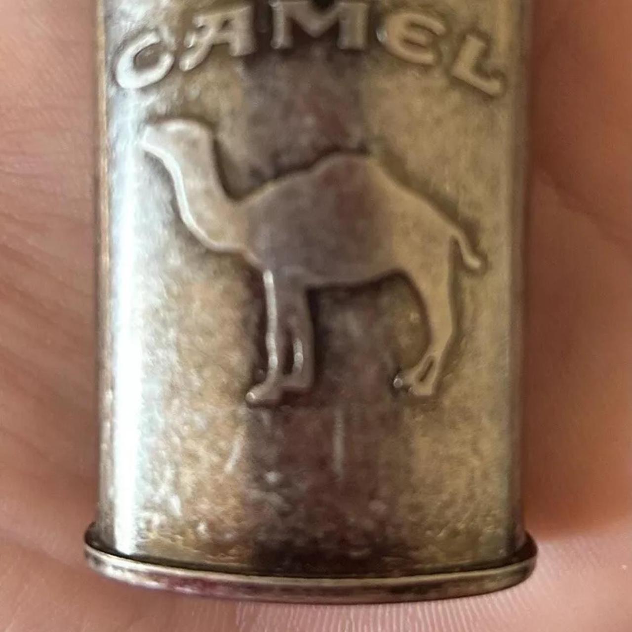 VINTAGE CAMEL WINDPROOF LIGHTER BURNISHED. Depop