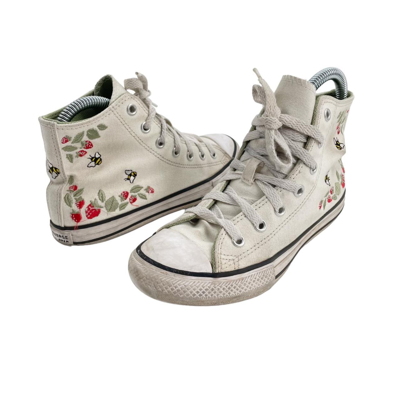 Converse Chuck Taylor All Star Hi Berries and Bees... - Depop