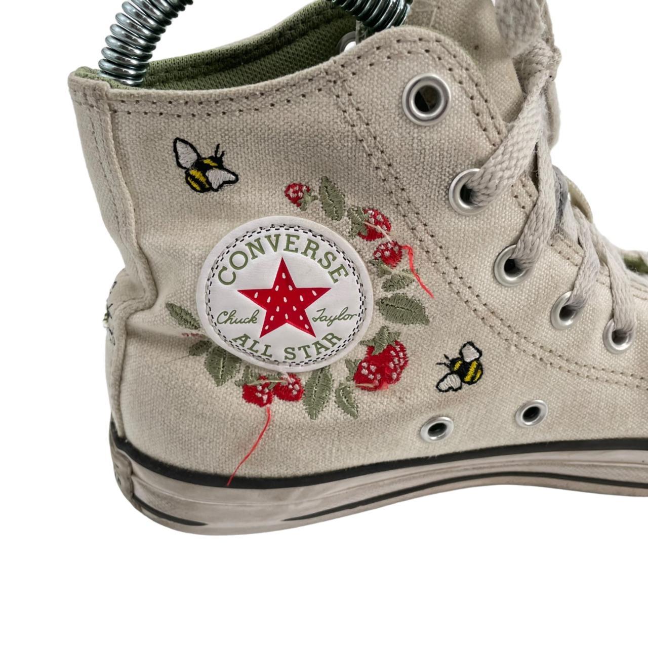 Converse Chuck Taylor All Star Hi Berries and Bees... - Depop