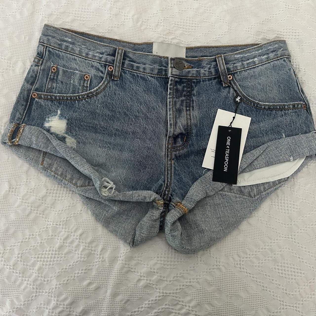 Brand new one teaspoon denim shorts. They have never... - Depop