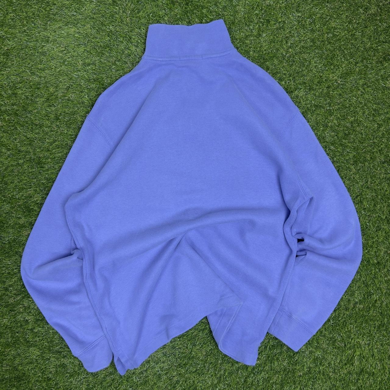 Polo Ralph Lauren Quarter Zip Pullover Light Blue... | Depop