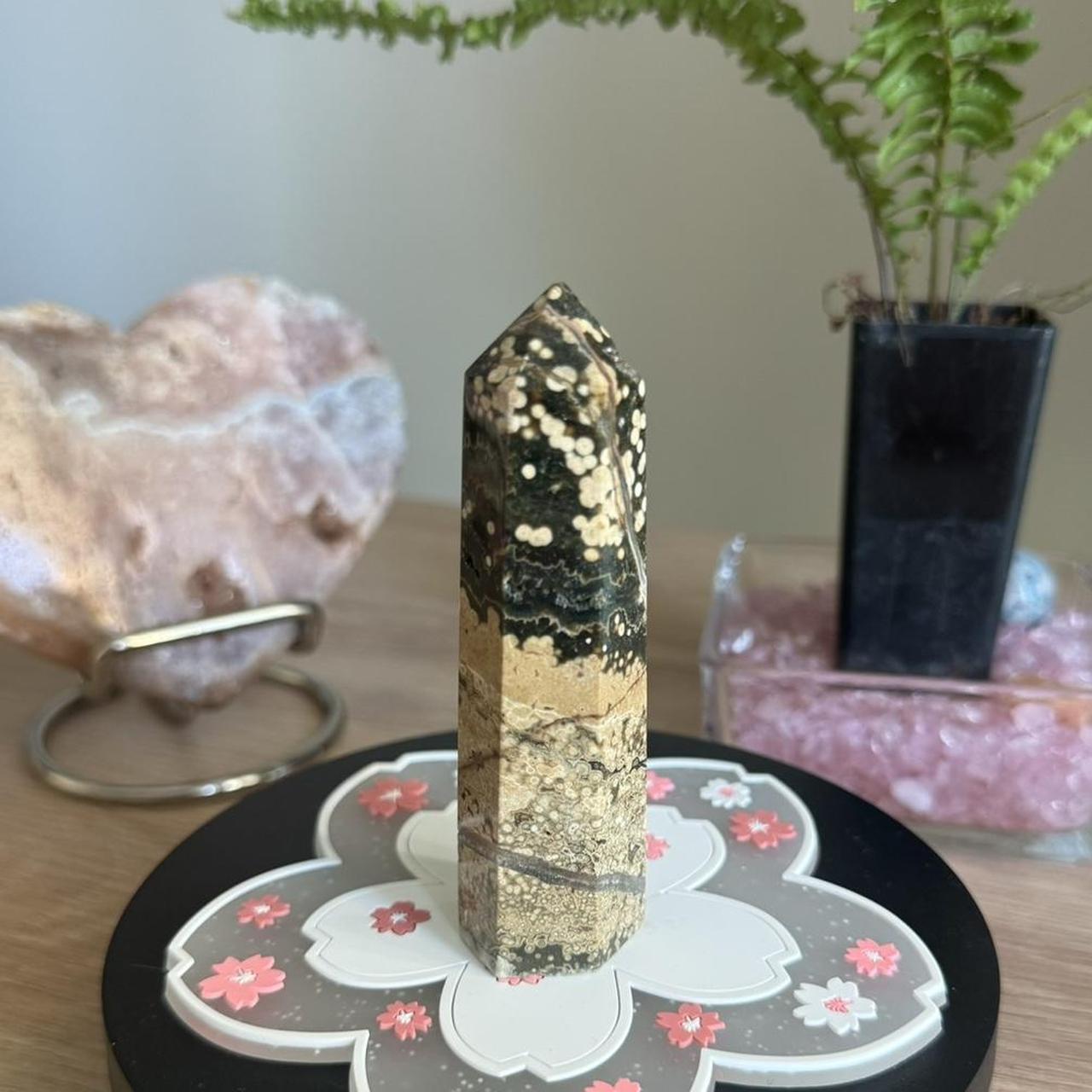 Ocean Jasper point Amazing pattern 😍 H:9.8cm x... - Depop