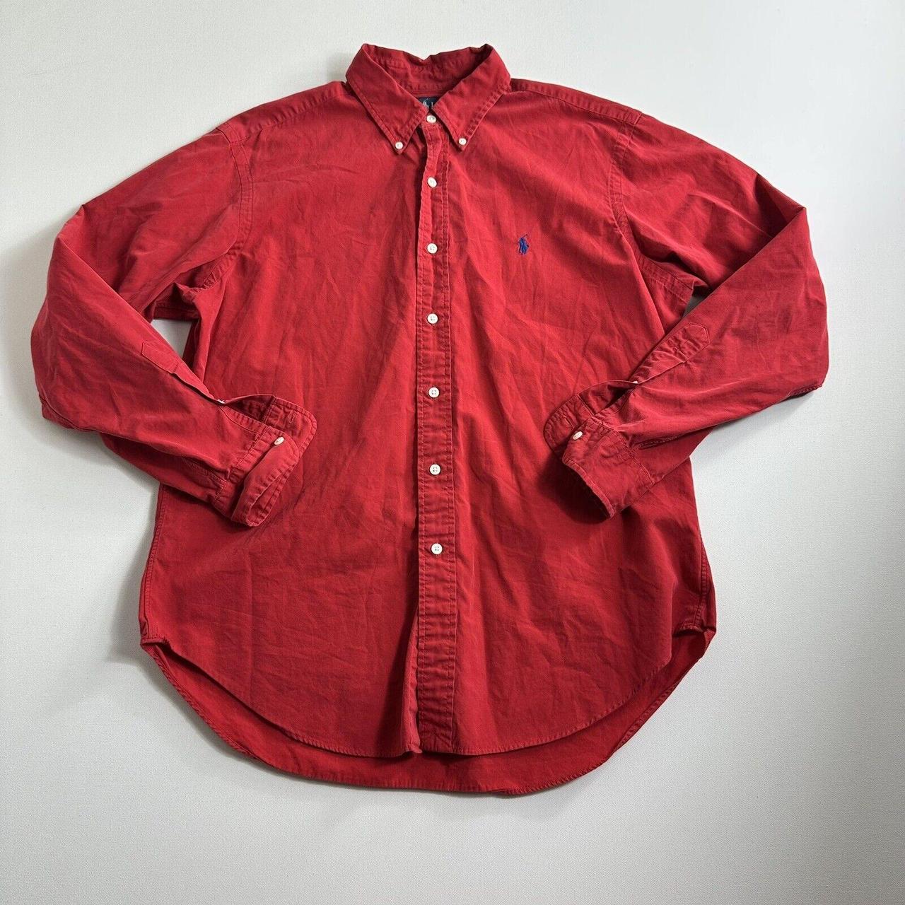 Polo Ralph Lauren Men's Red Polo-shirts | Depop