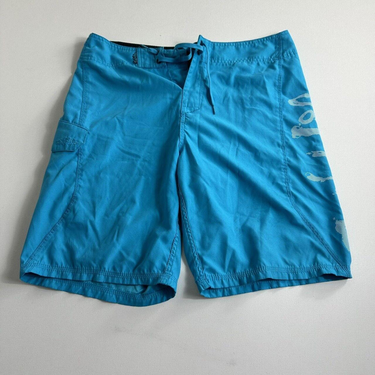SALT LIFE Men’s Blue STEALTH BOMBERZ Board Shorts... - Depop