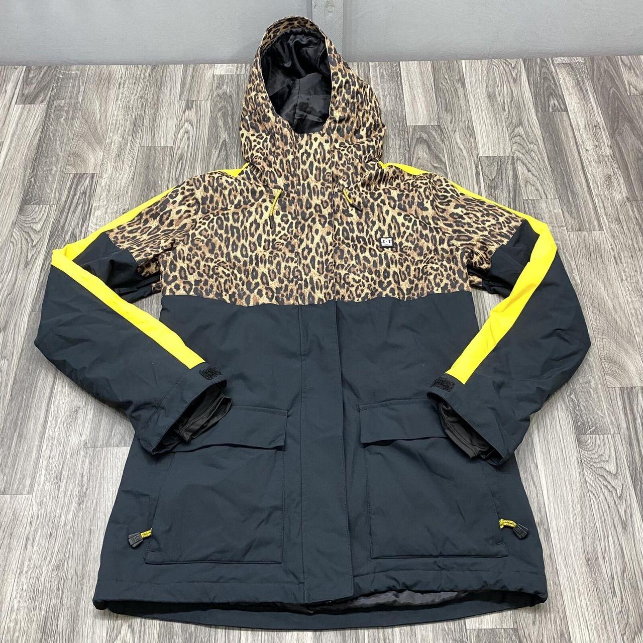 DC 10K Full Zip Up Blue & Yellow Animal Print 3-in-1... - Depop
