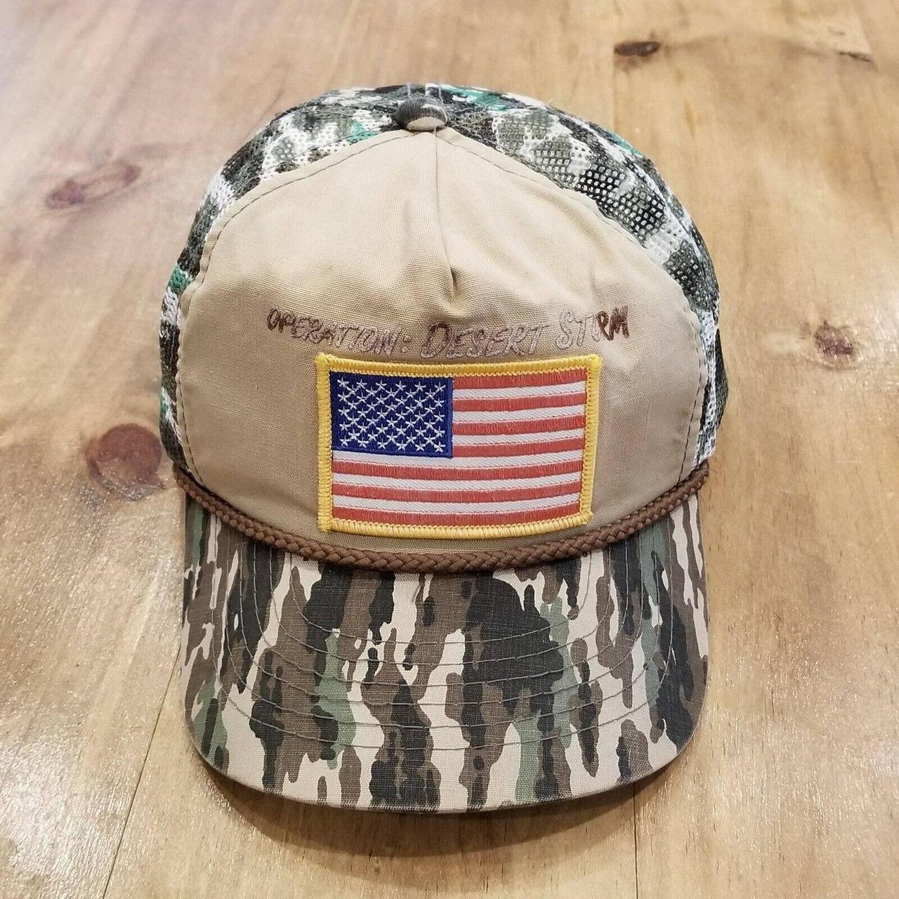 Vintage Operation Desert Storm Hat Cap Camouflage... - Depop