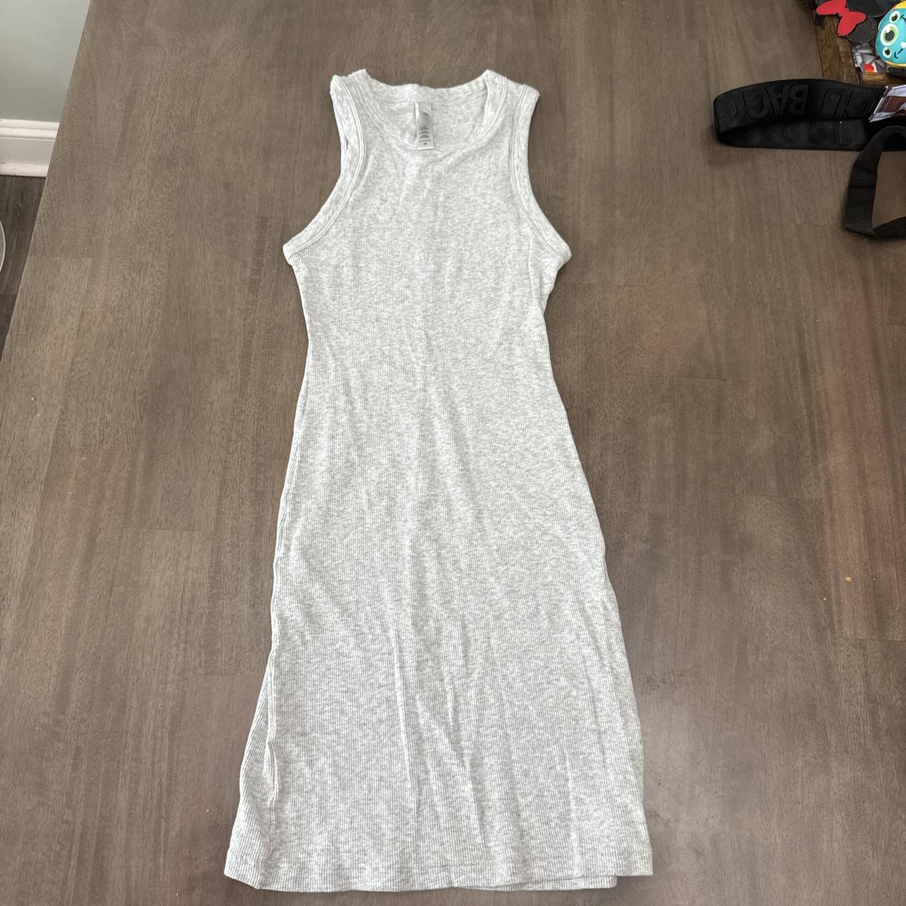 Grey midi bodycon dress Skims dress size XS Never... | Depop