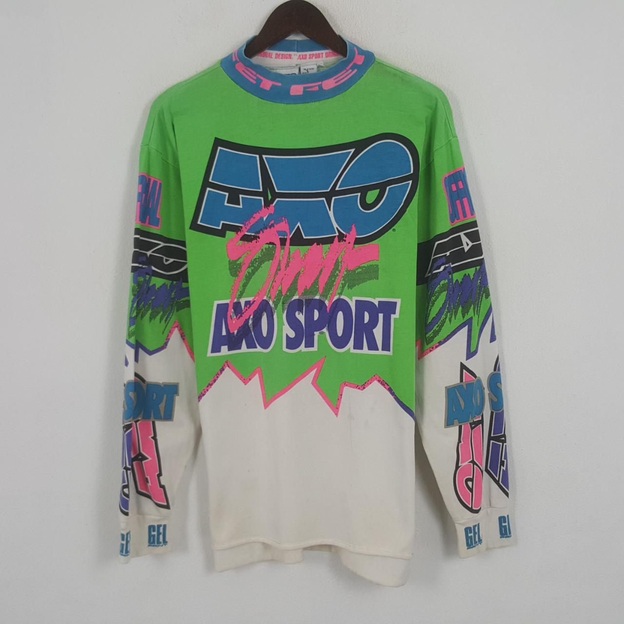 Vintage Axo Sport Motorcross Jersey Tshirt Please... - Depop