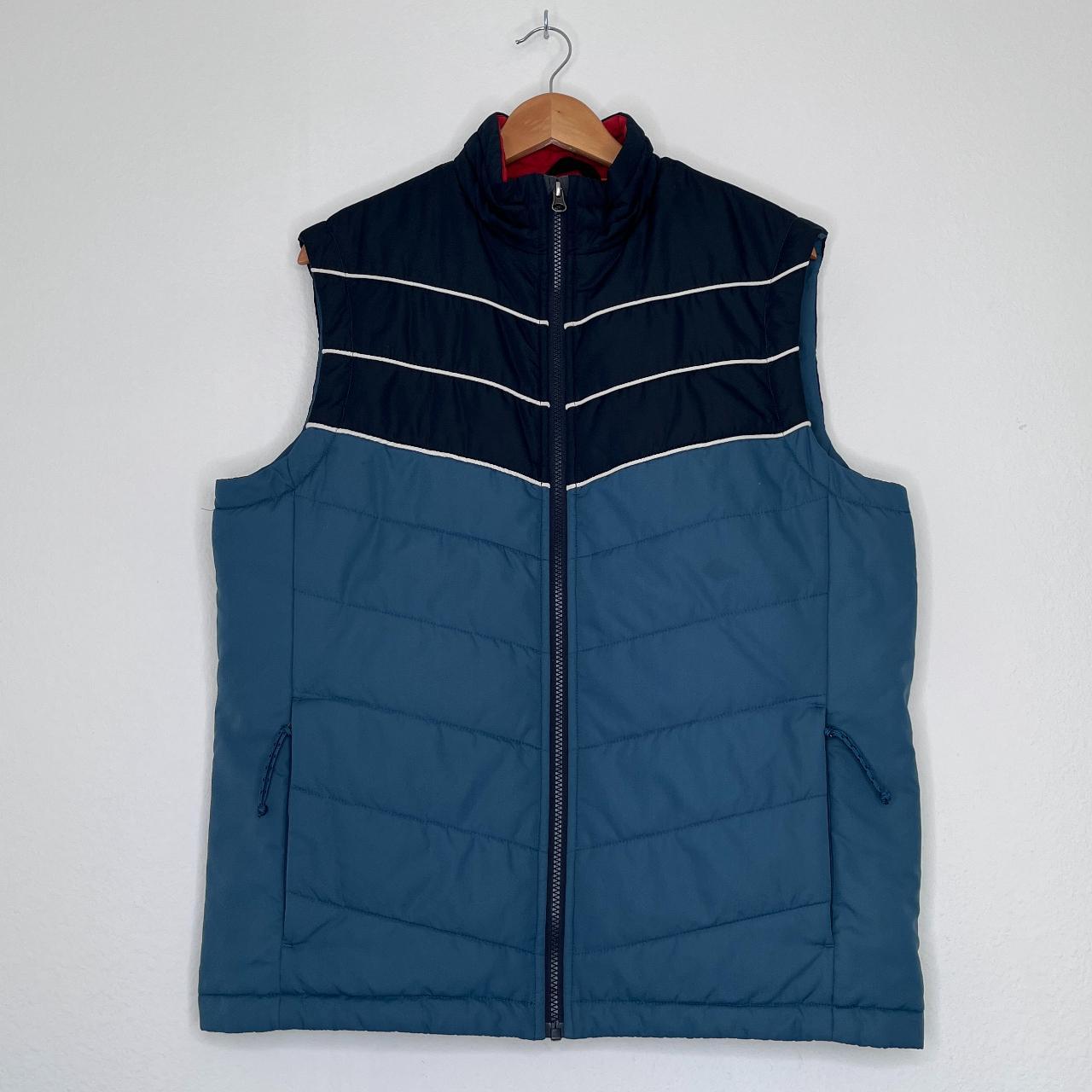 Howler Brothers Men's Blue and Red Top | Depop