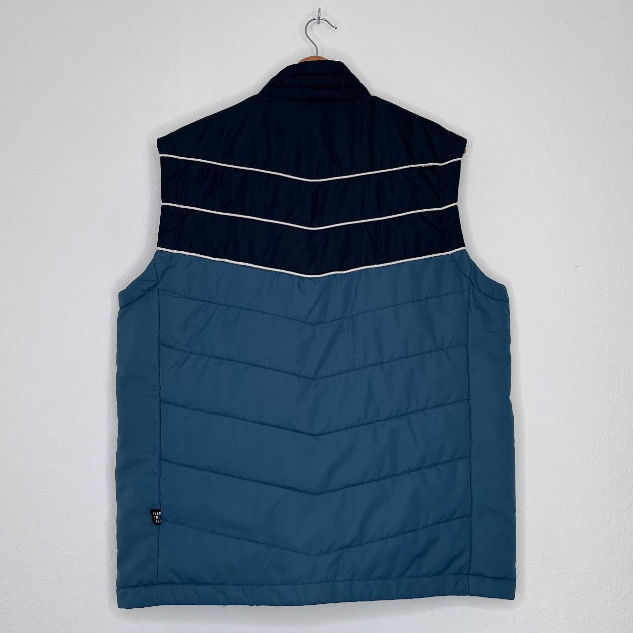 Howler Brothers Men's Blue and Red Top | Depop