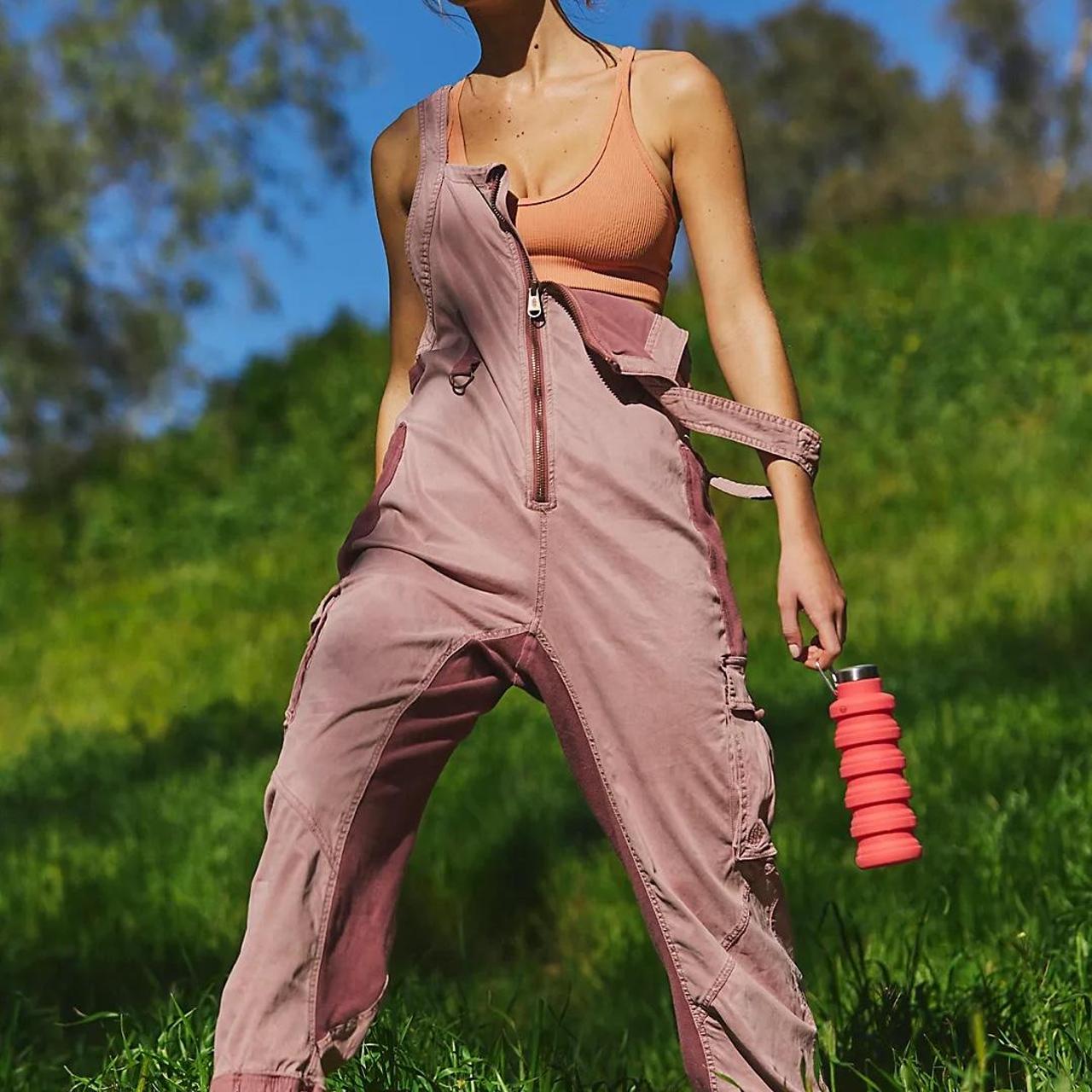 Free people Fast Track Onesie colour - withered rose... - Depop