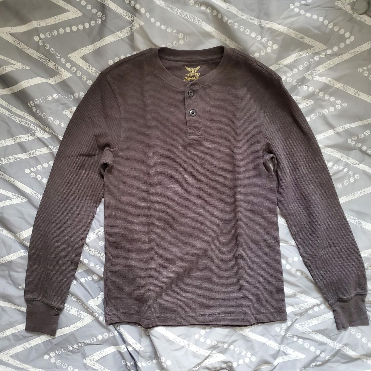 Dark grey henley from faded glory Size medium In... - Depop