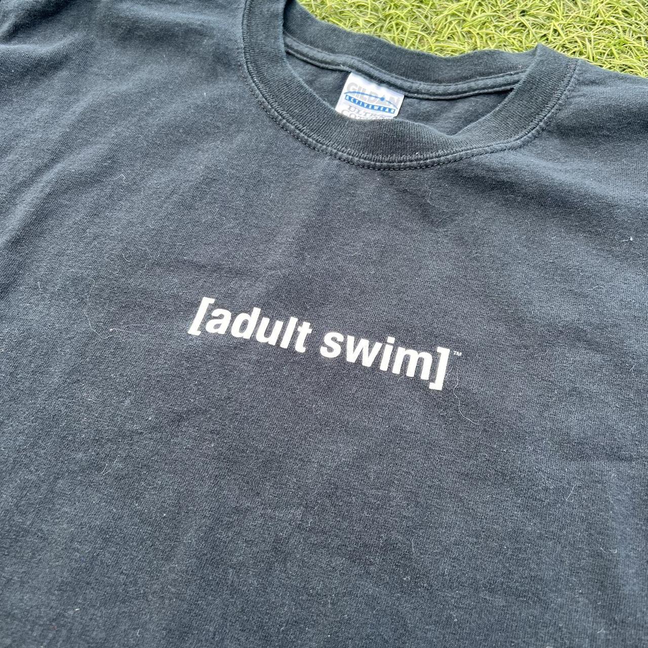 Y2K Adult Swim logo t-shirt by Cartoon Network. Some... - Depop