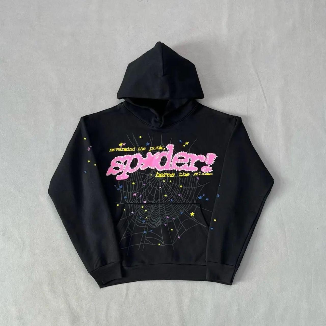 Spider Worldwide Punk V2 Hoodie Black 🕷️🕸️ ( YOUNG... - Depop