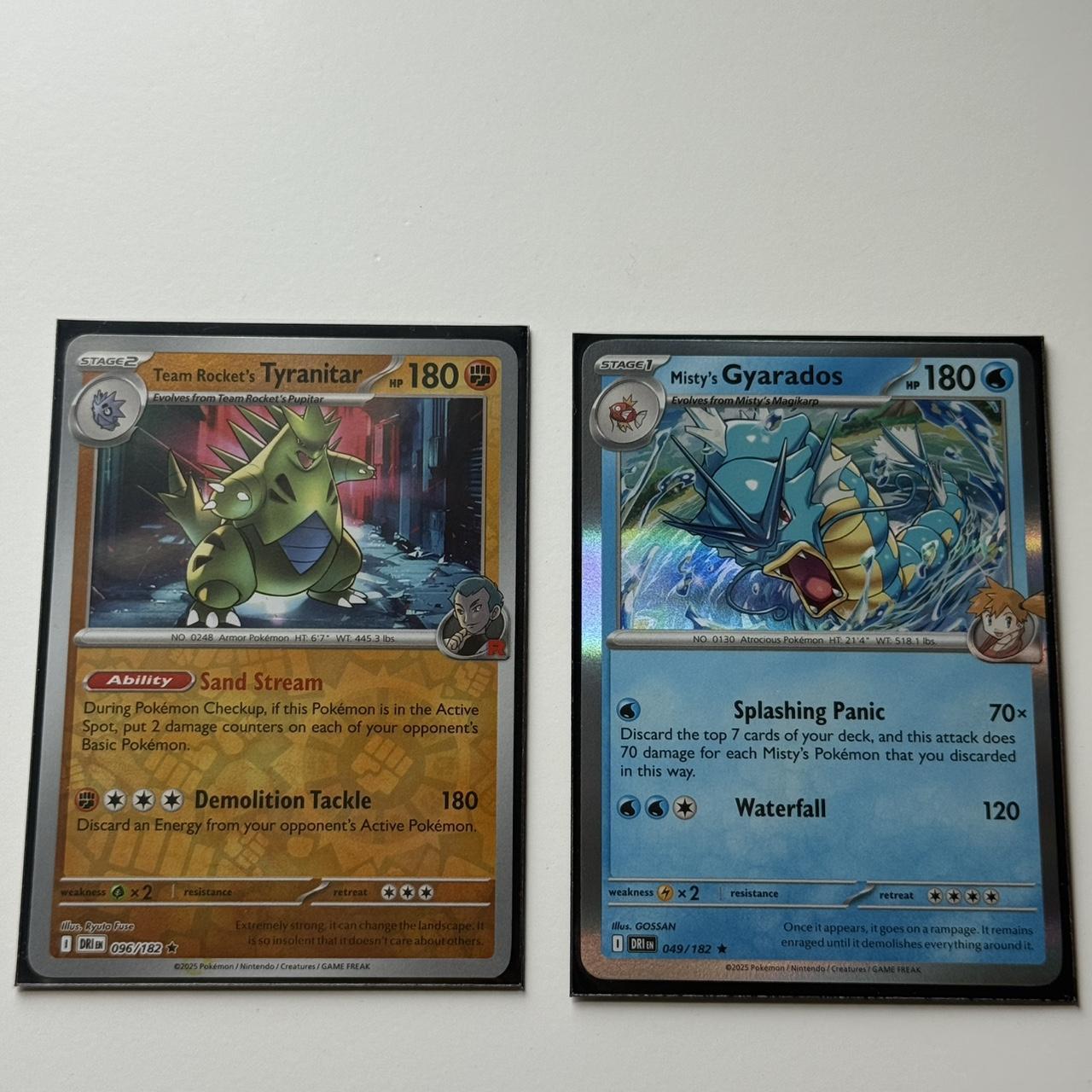 Pokémon Tyranitar and Gyarados destined rivals... | Depop