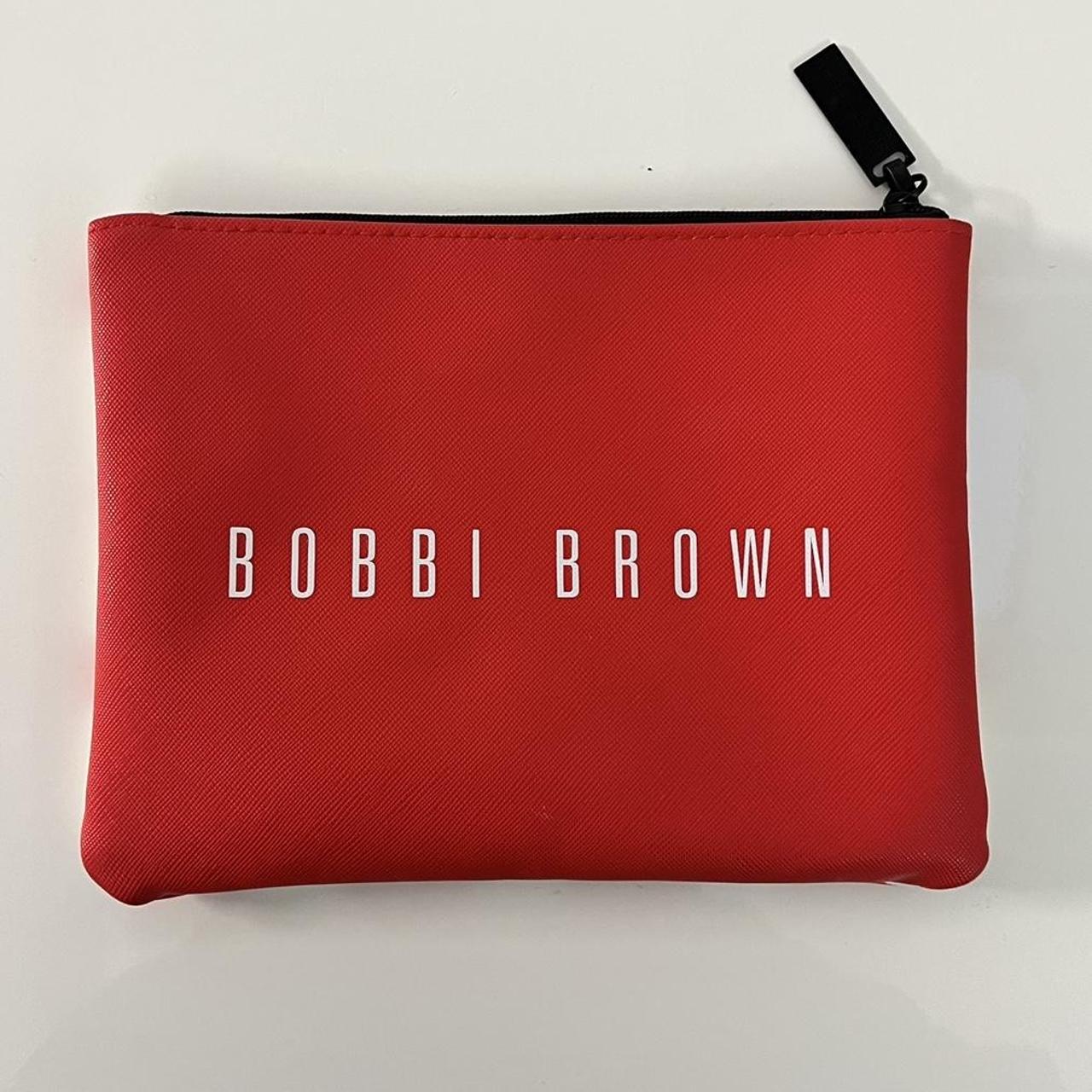 Bobbi Brown Women's Red and White Bag | Depop
