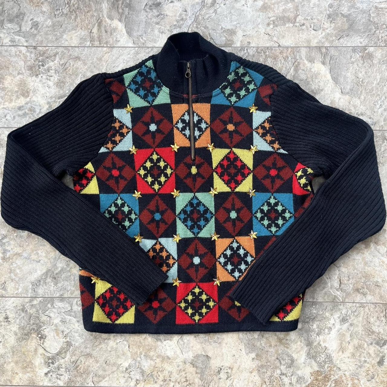 Kookai wool quarter zip wool sweater, cute... - Depop