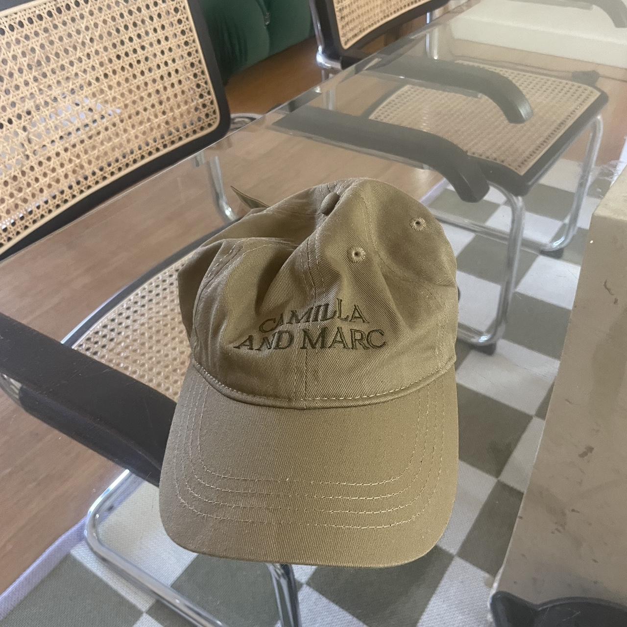 Camilla and Marc cap! Worn once. Mark on the front... - Depop