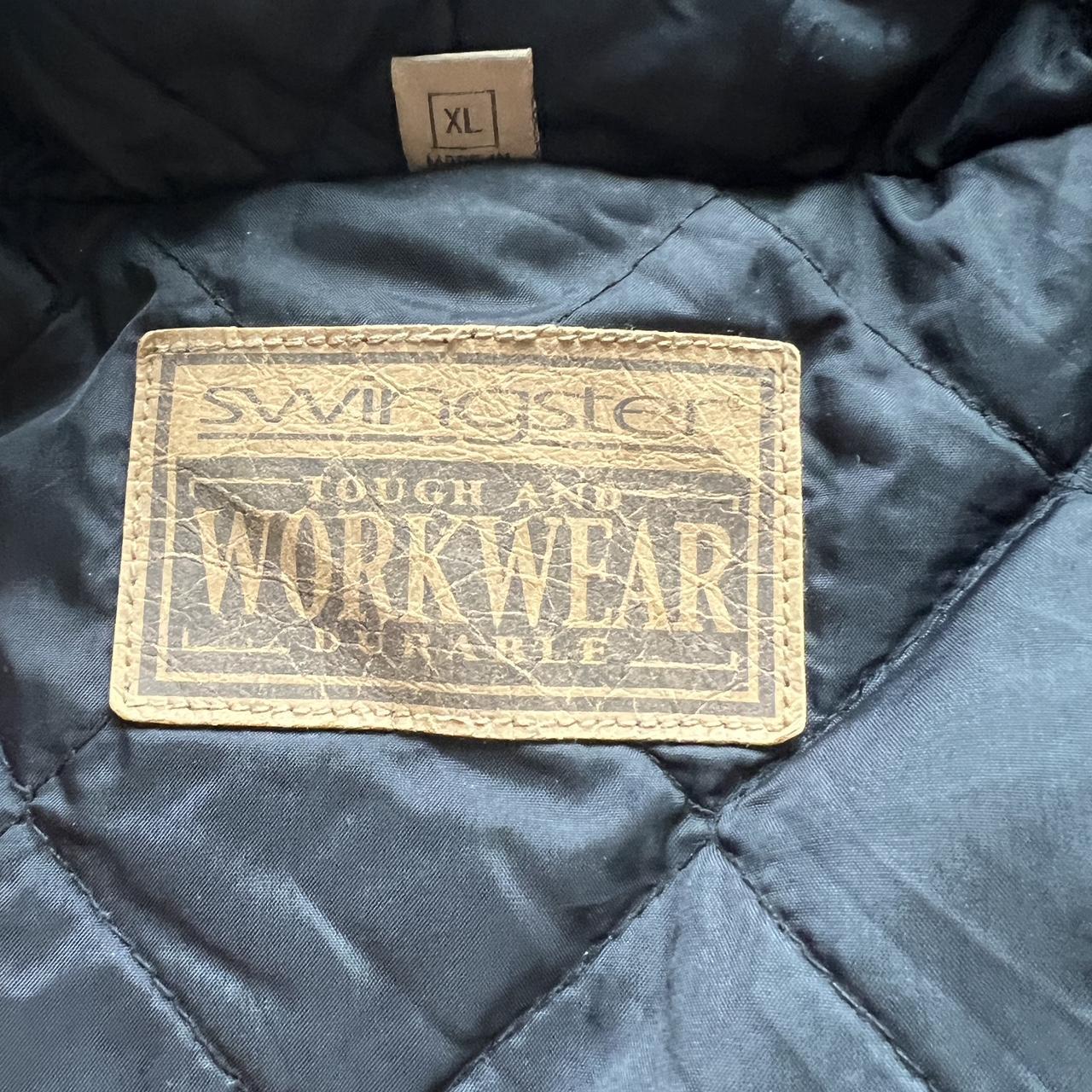snap on work jacket XL| beige| no visible flaws|... - Depop