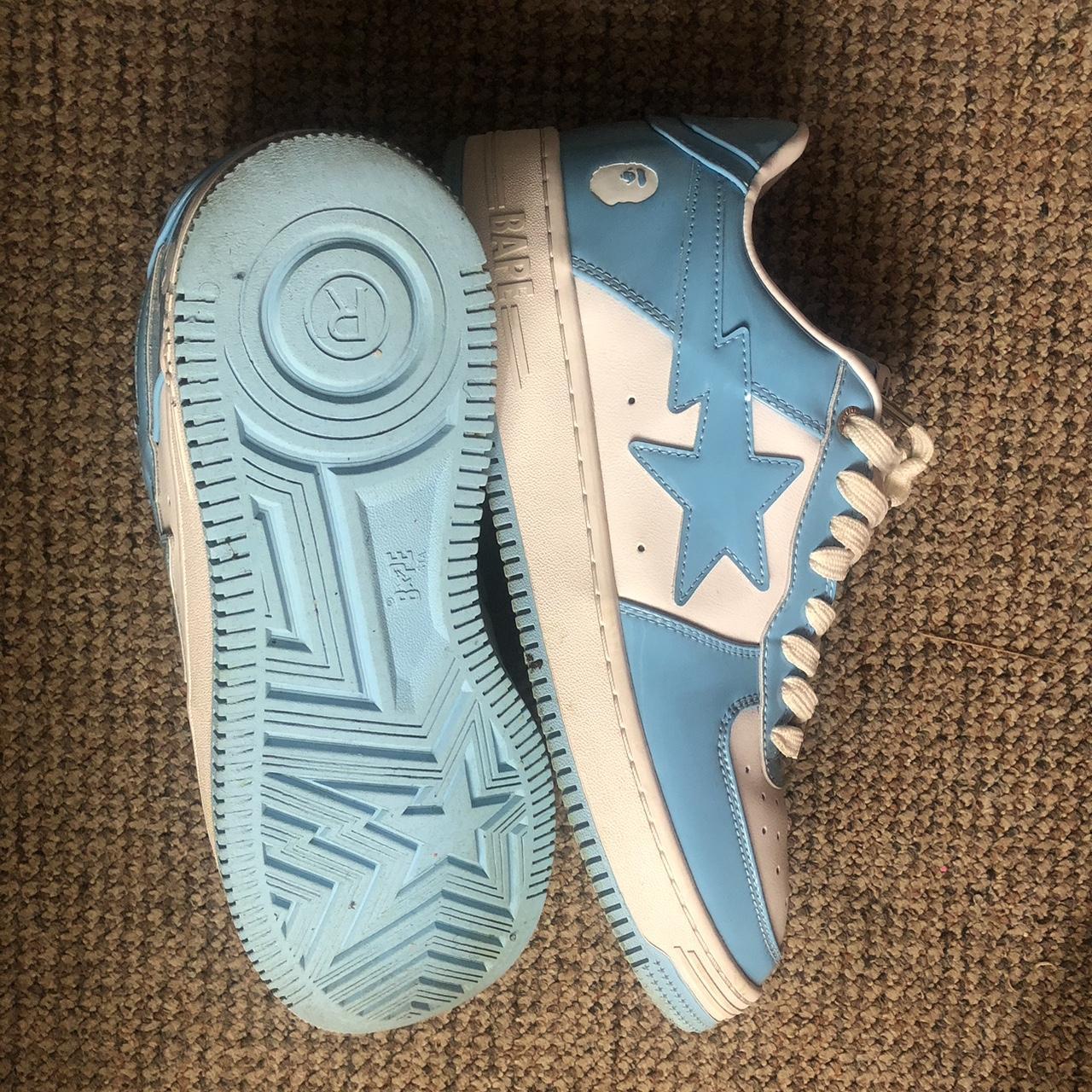 blue bape sta m2 low -size 11 uk -willing to... - Depop