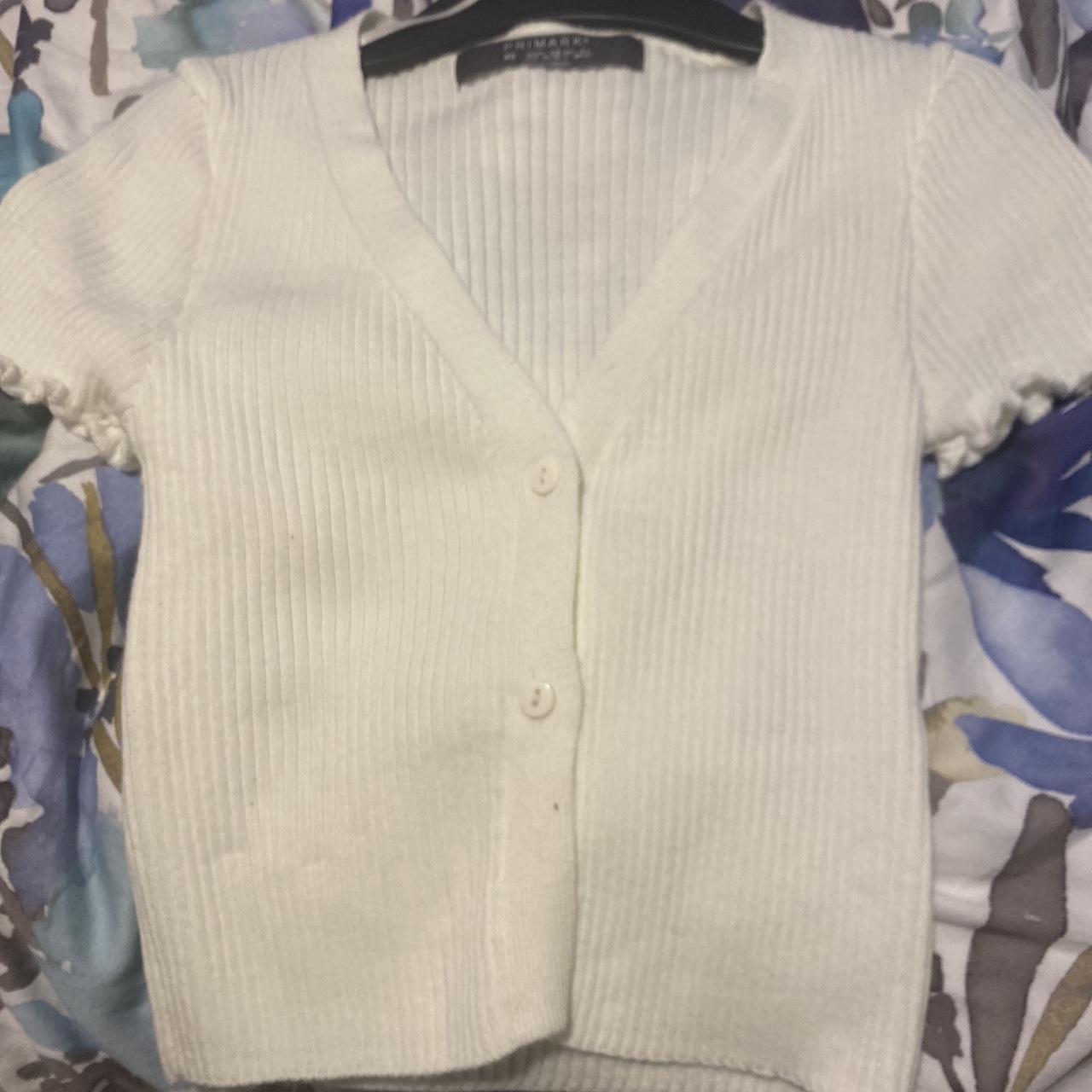 Primark Women's White and Cream Cardigan | Depop