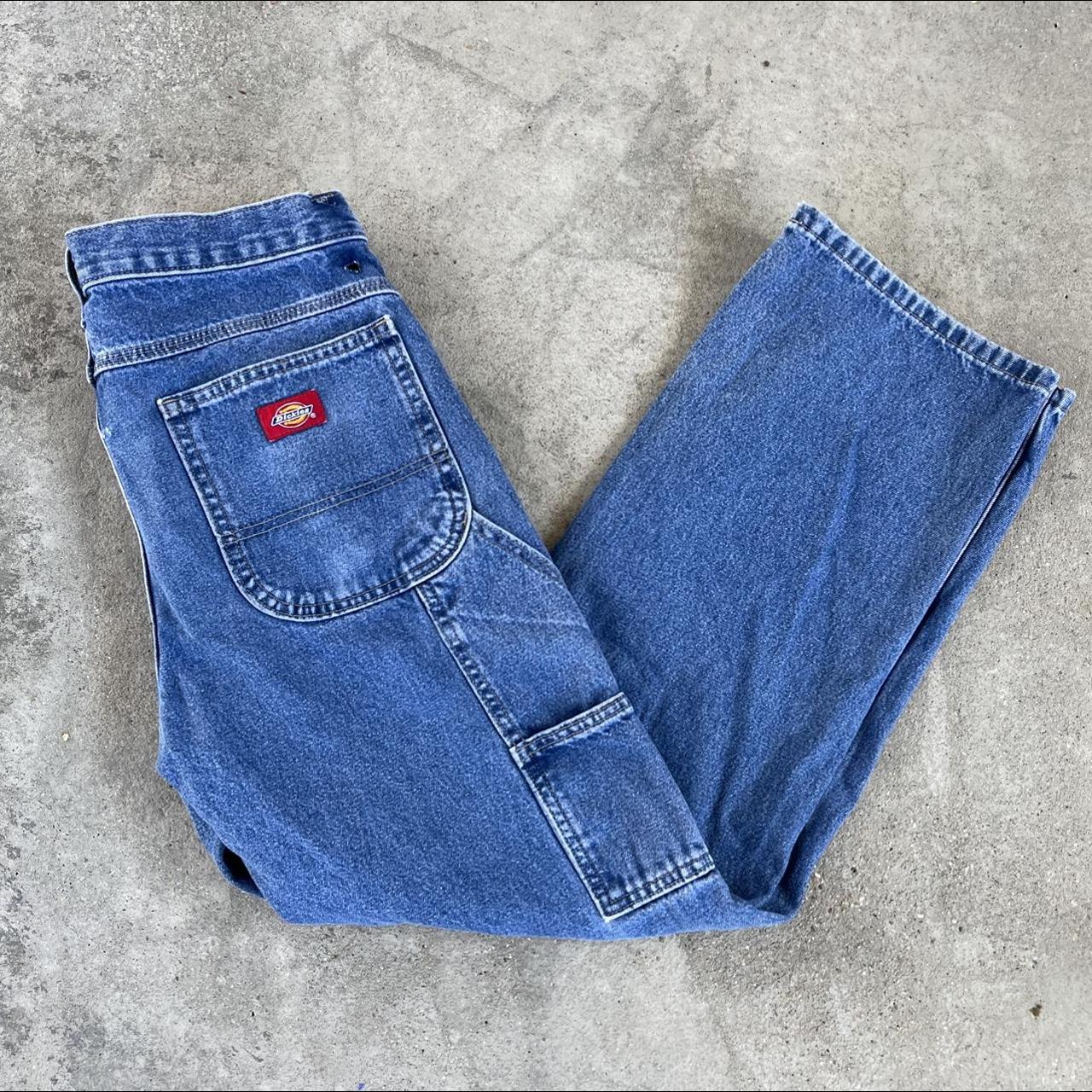 Blue Dickies Denim Carpenter Jeans Brand:... - Depop