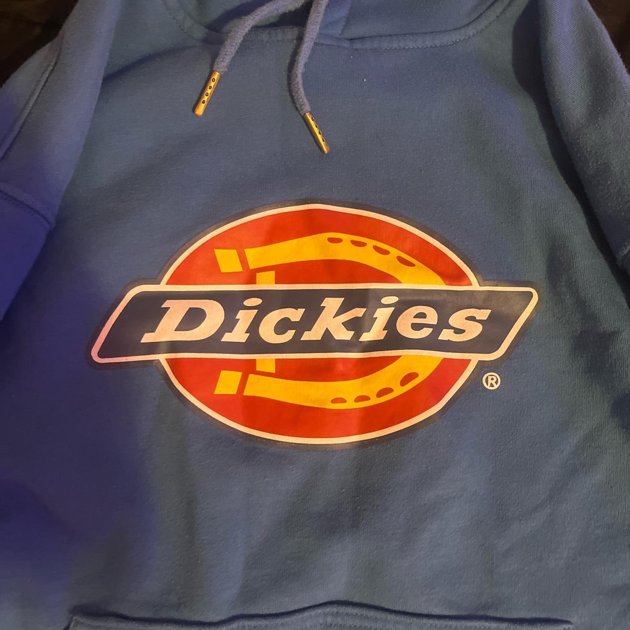 Blue Dickies Hoodie Size L Barely Been Worn Great Depop