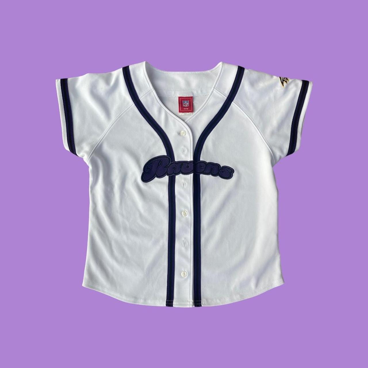 NFL Baltimore ravens baseball jersey size M woman... - Depop