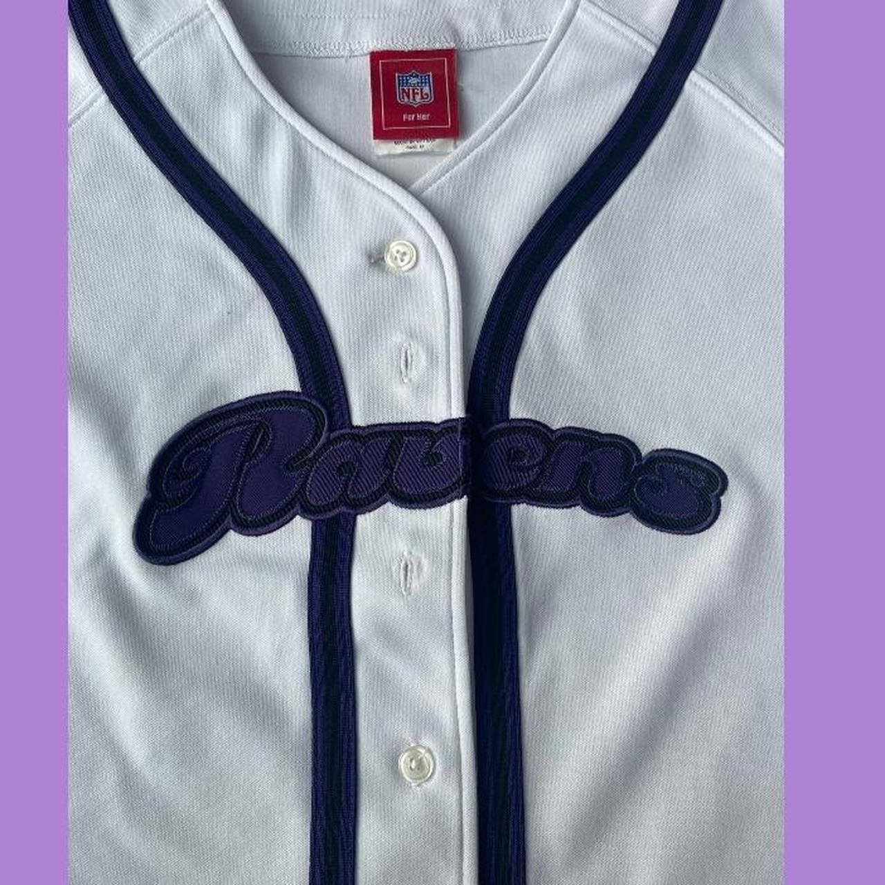 NFL Baltimore ravens baseball jersey size M woman... - Depop
