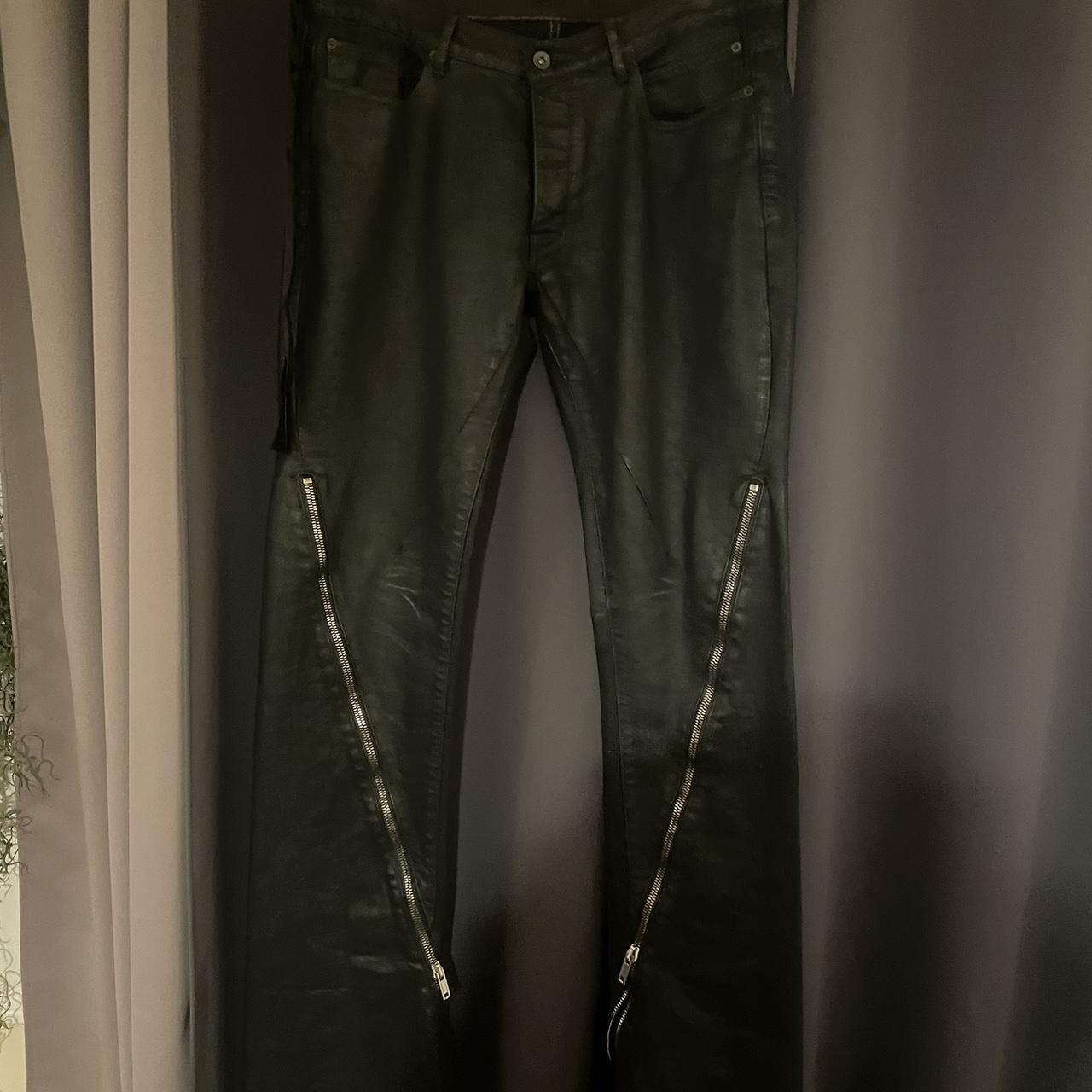 Rick Owens Bolan Cut Waxed Jeans ~Bought from... - Depop