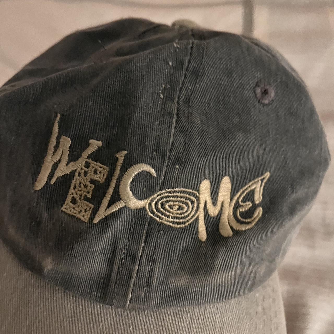 super cute welcome embroidery hat. Has been loved a... - Depop