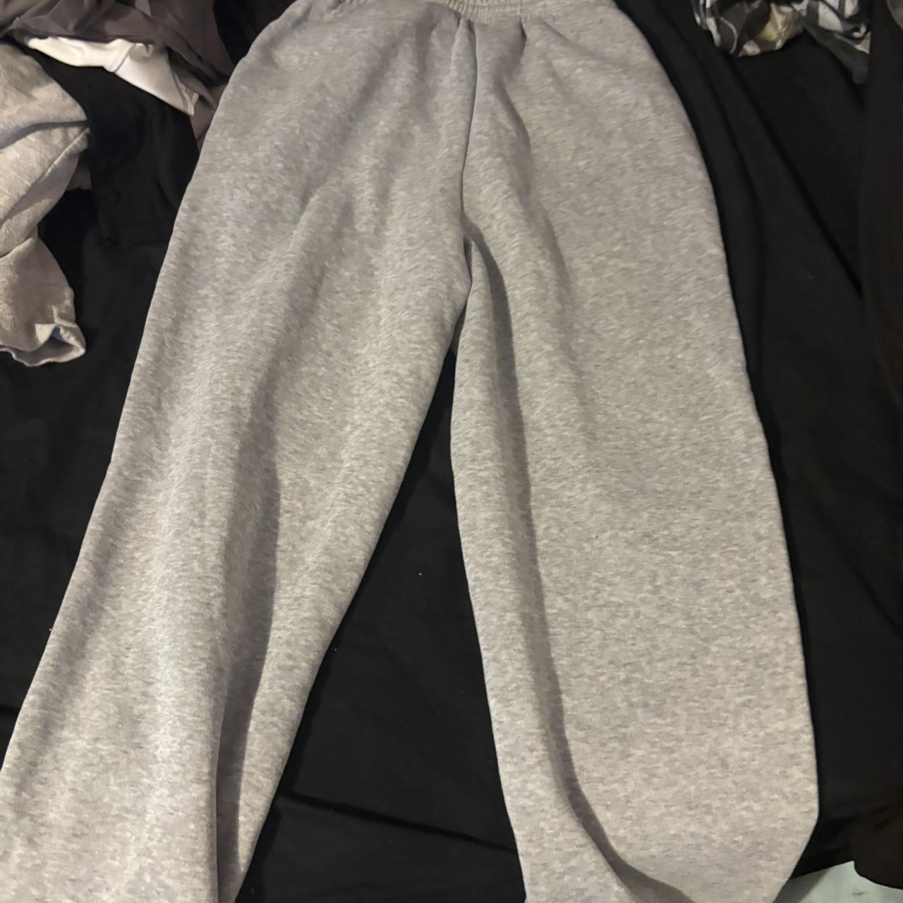 plain grey sweats. cute and flattering! | Depop