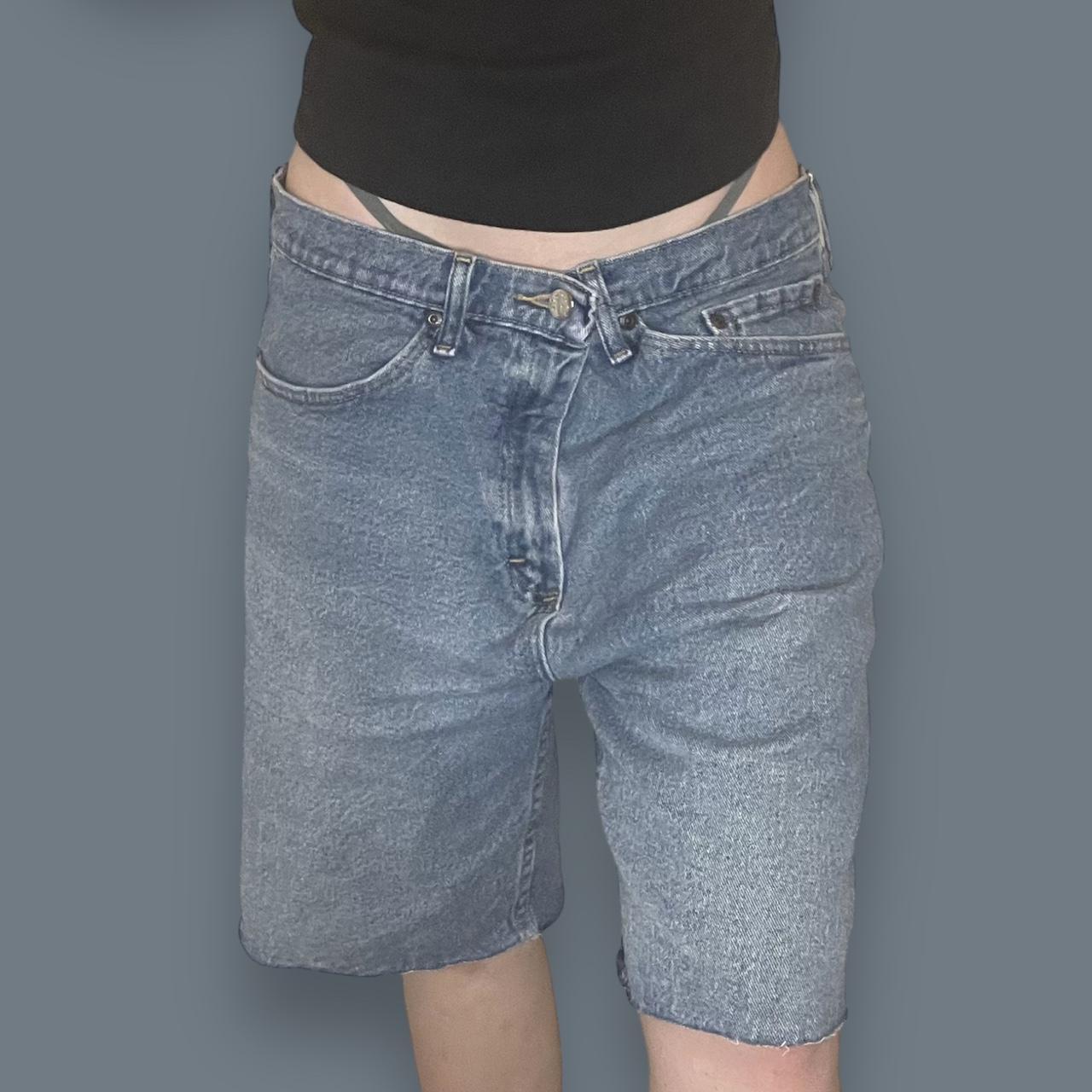 Wrangler Jorts! Super baggy for a size small girly... - Depop