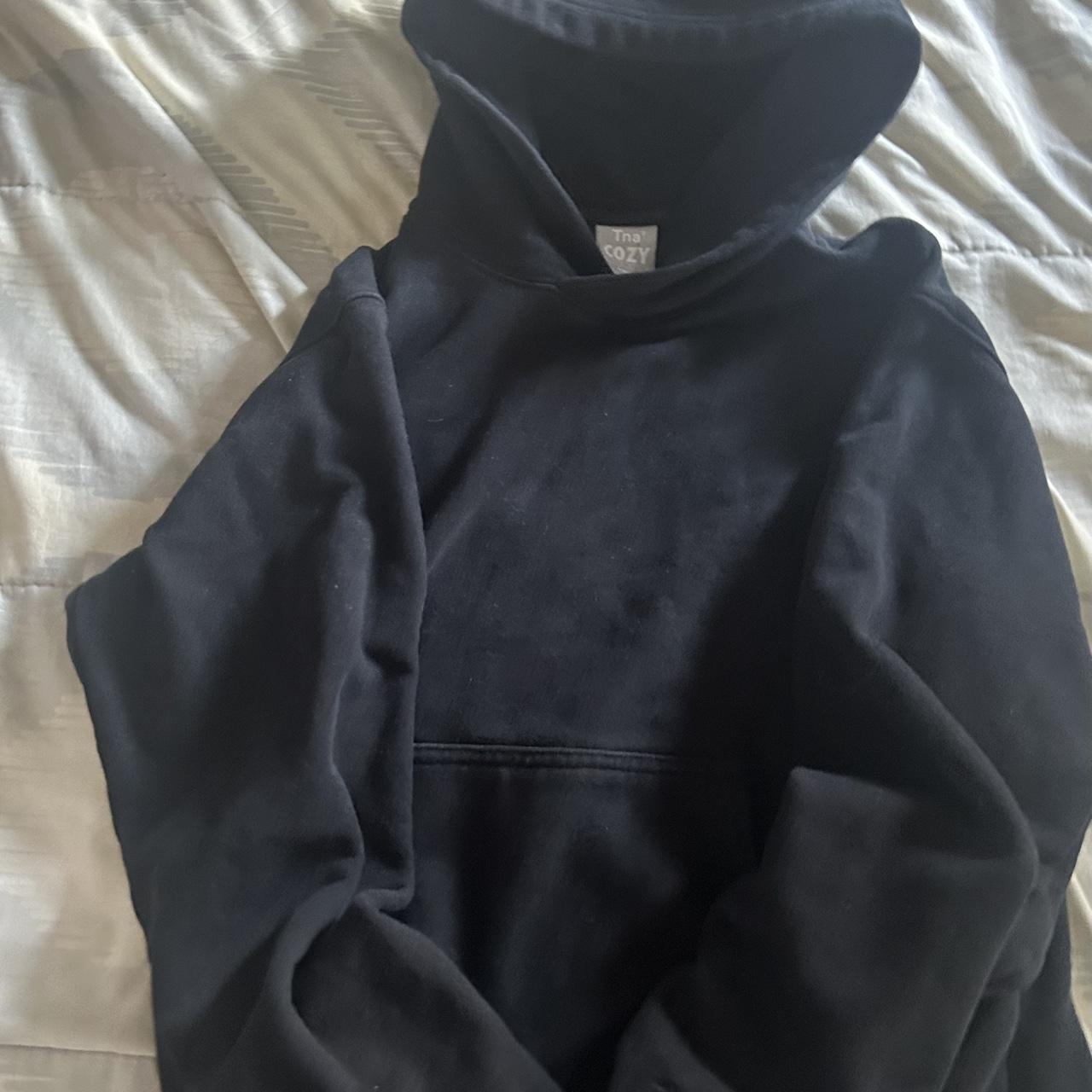 All black hoodie xs and fits small - Depop