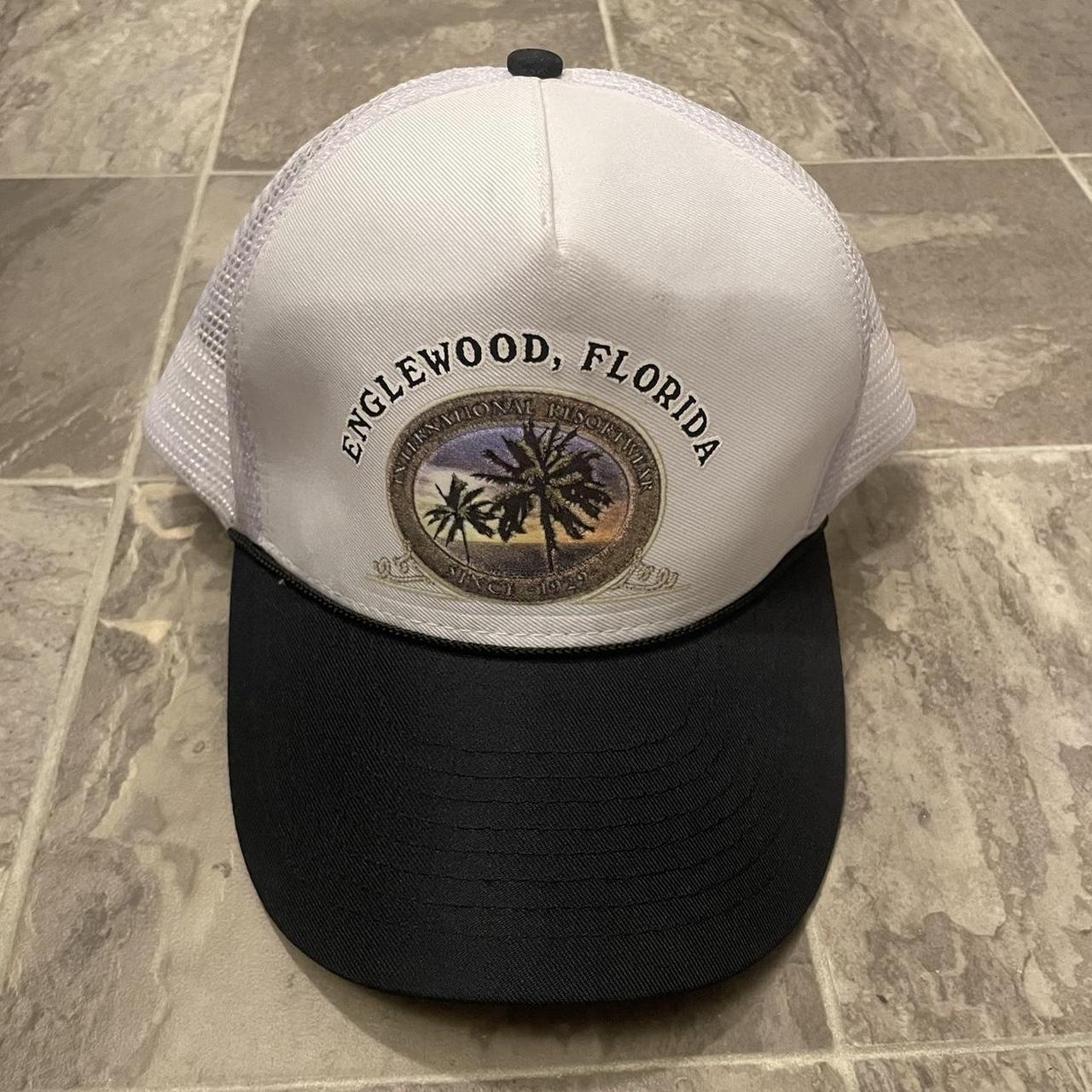 Vintage Florida hat snapback Englewood Florida - Depop