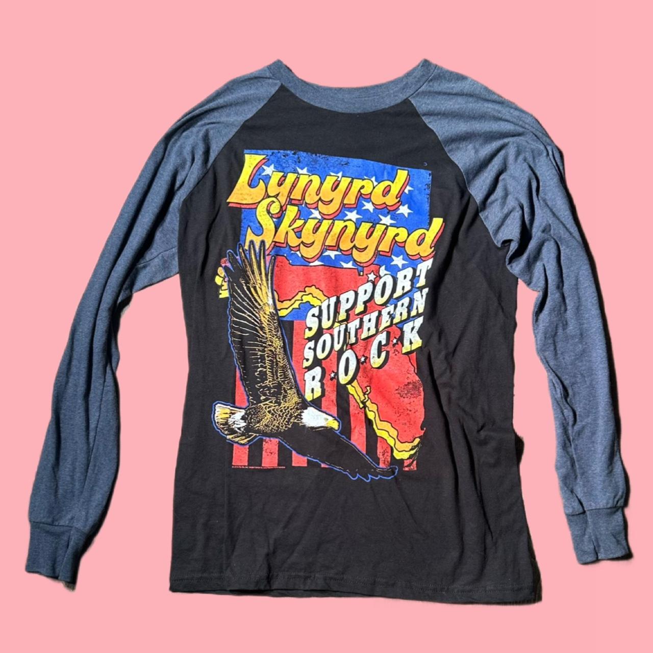 Lynyrd Skynyrd Support Southern Rock Long Sleeve... - Depop