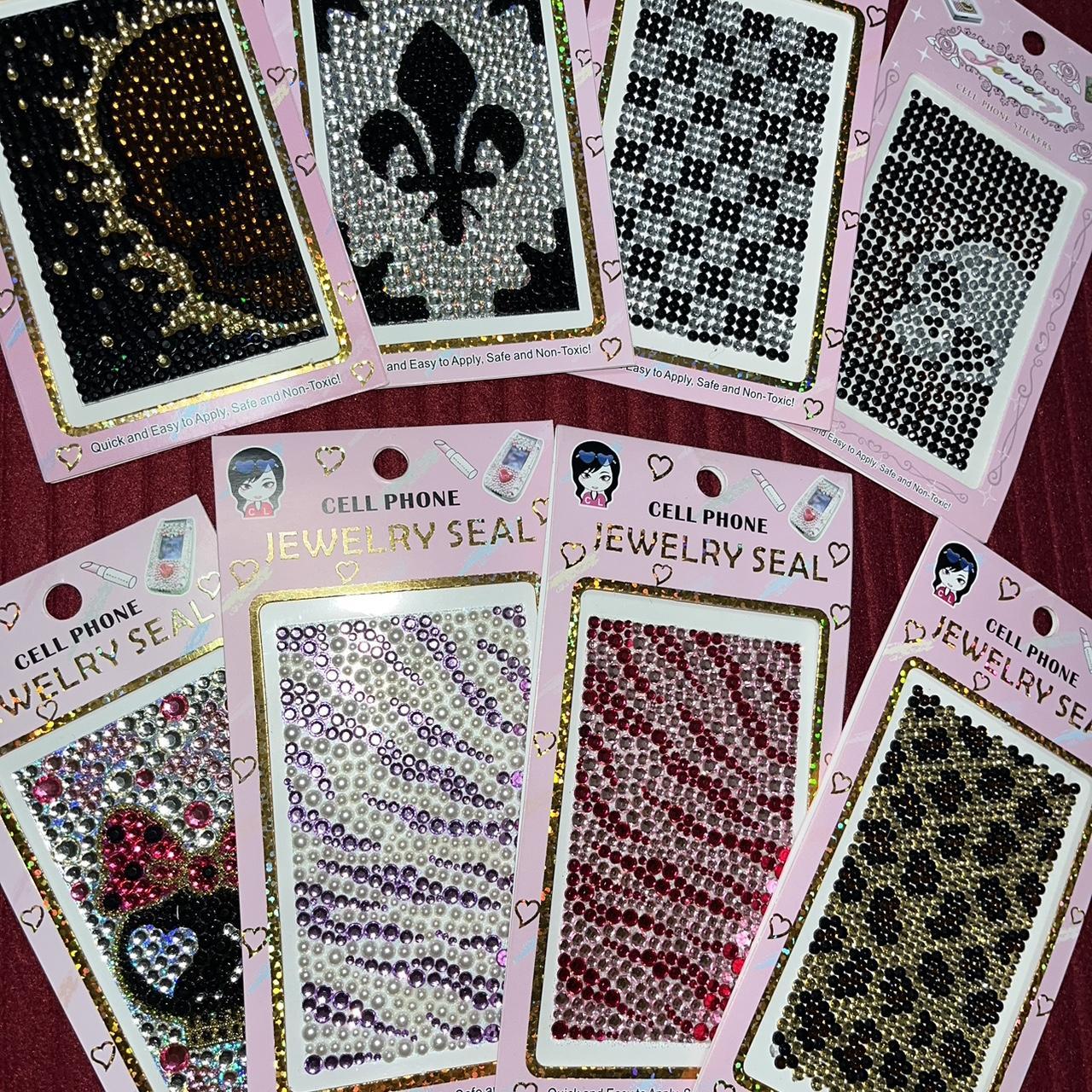 RARE gemstone sticker decals for a cellphone, actual... - Depop