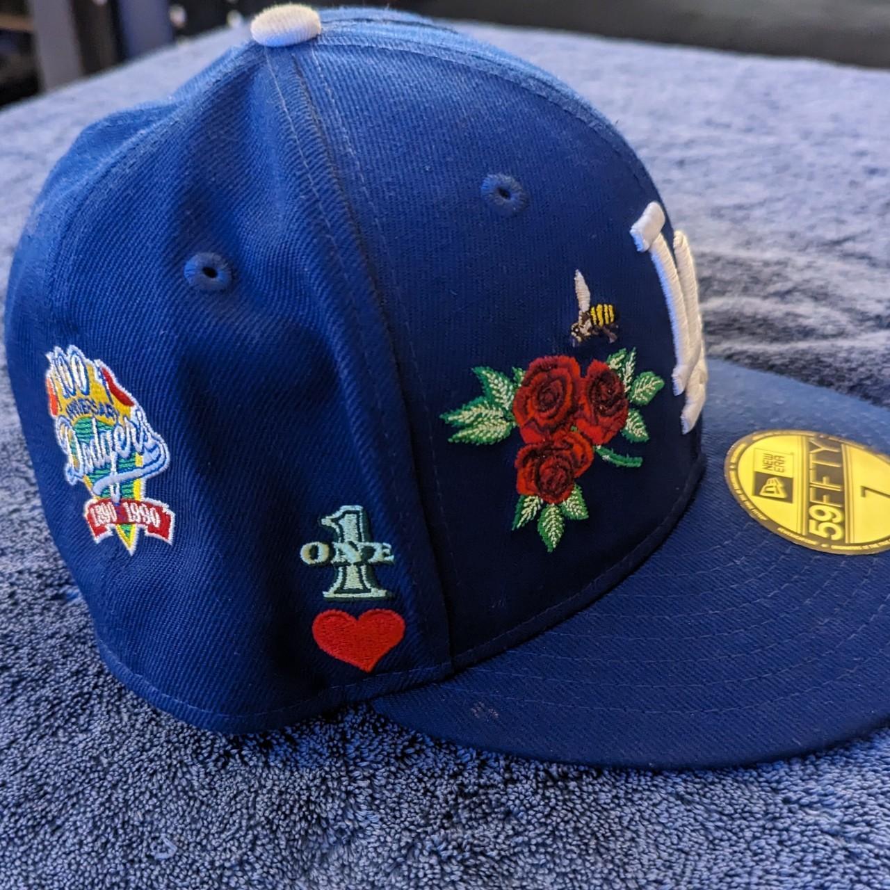 Los Angeles Dodgers fitted cap size 7 - Depop