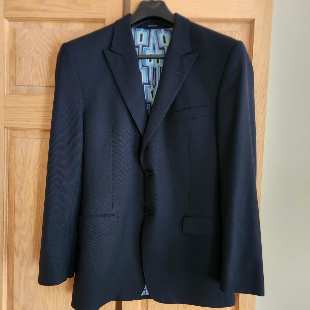 Vintage Versace navy blazer jacket. Excellent shape... - Depop