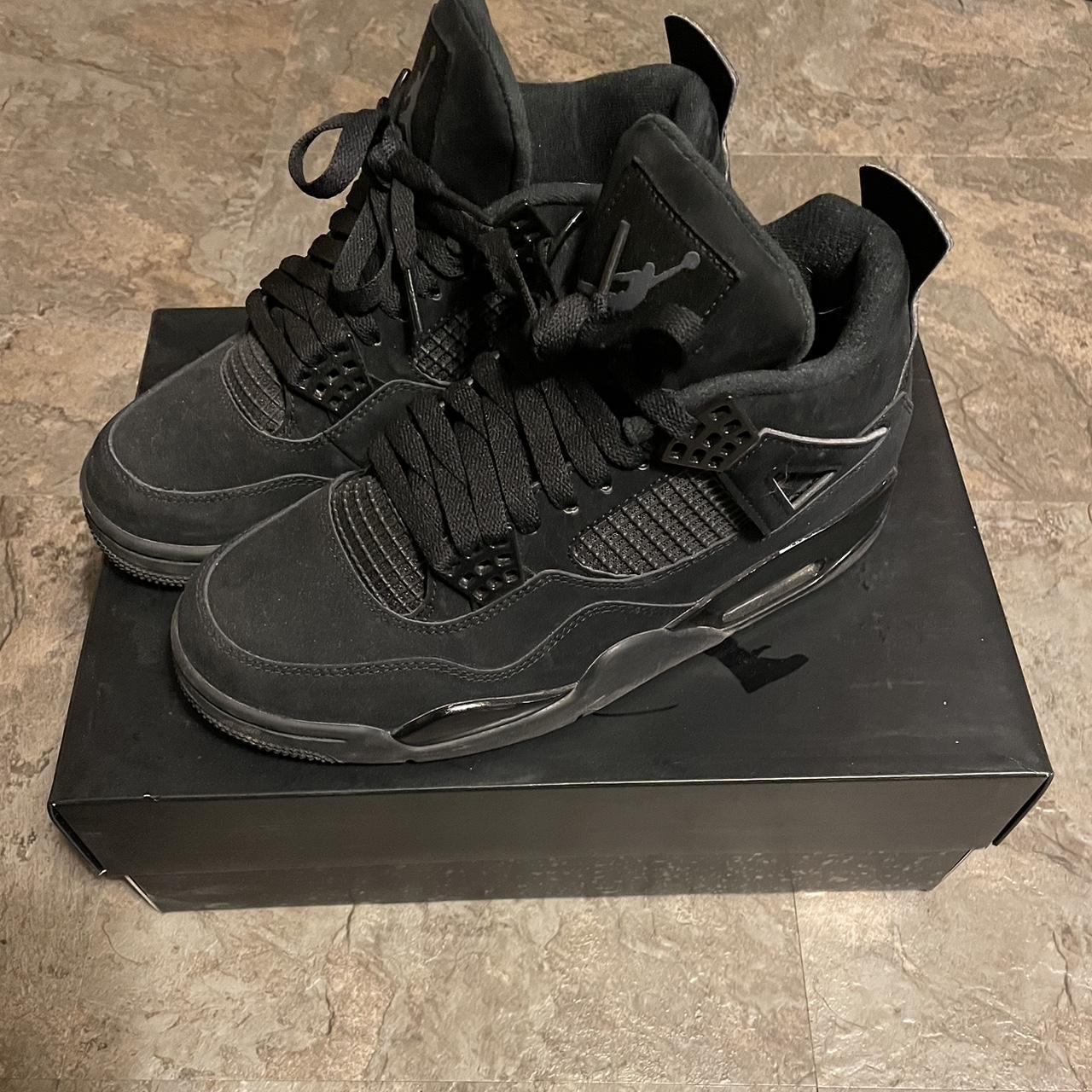 Jordan 4 black cats, Size 8 MENS OG BOX Brand new... - Depop