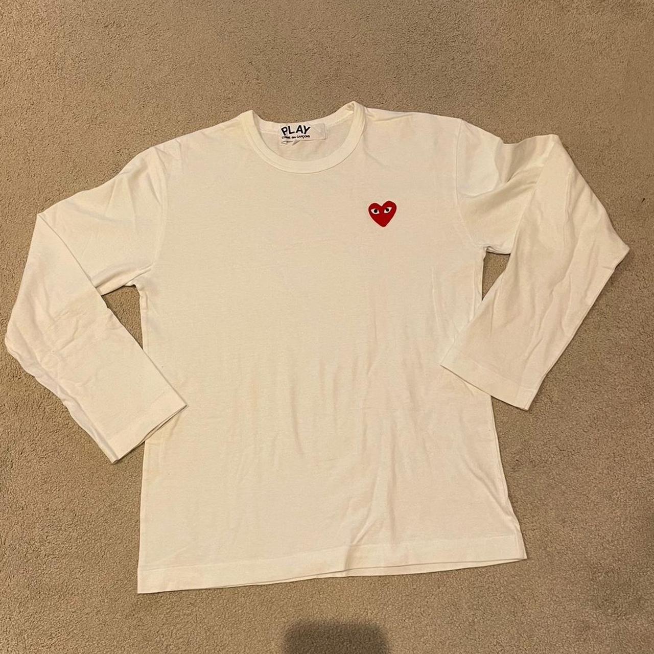 CDG Play tee. heart tee. classic piece, an essential... - Depop
