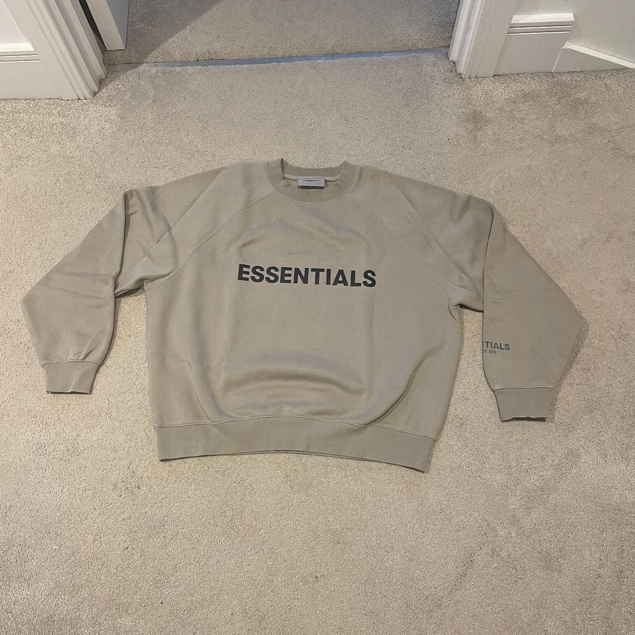 Classic essentials crewneck jumper. essentials... - Depop