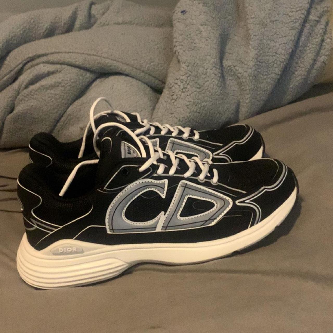 Black and white dior b30s Immaculate condition Size... - Depop