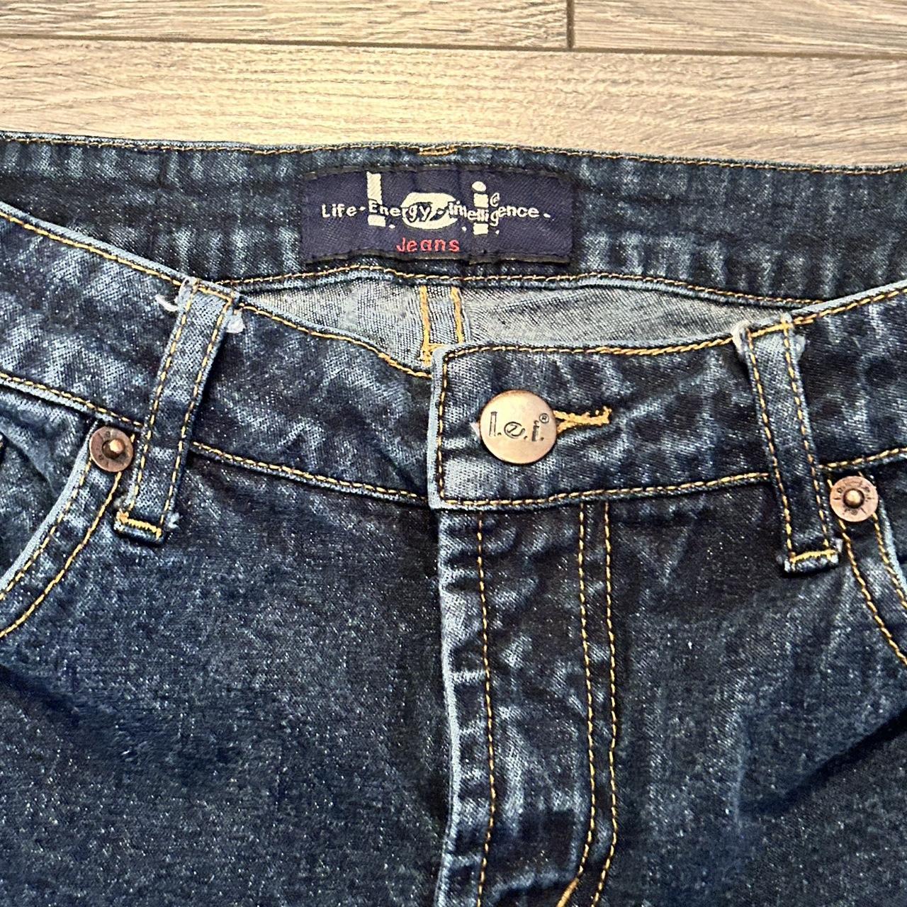 vintage lei jeans! straight/flare fit. super cute... | Depop
